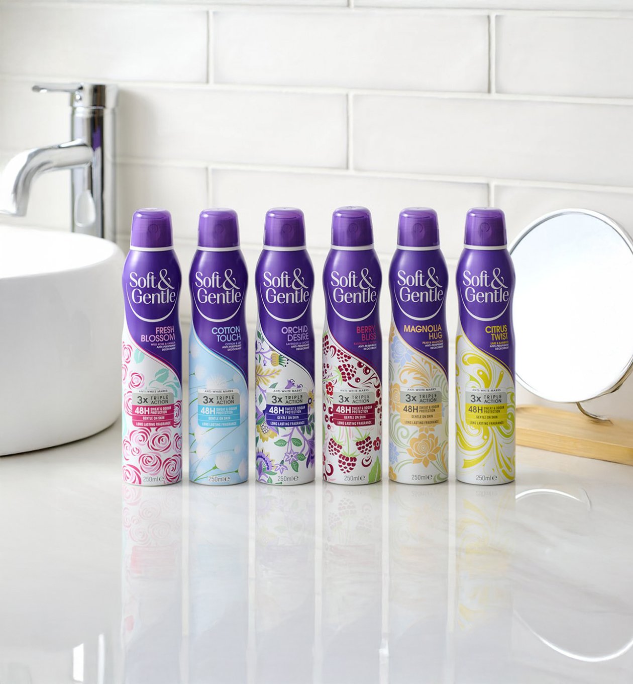 Soft & Gentle Anti-Perspirant Deodorants